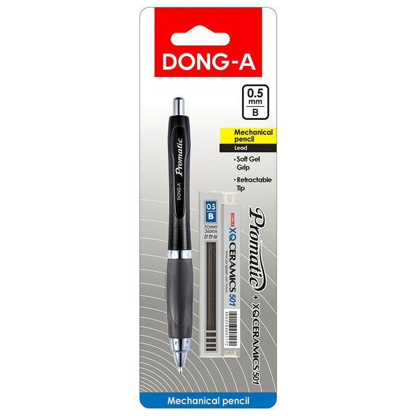DONG-A Promatic Grip Mechanical Pencil with Lead Refill - K PLACE