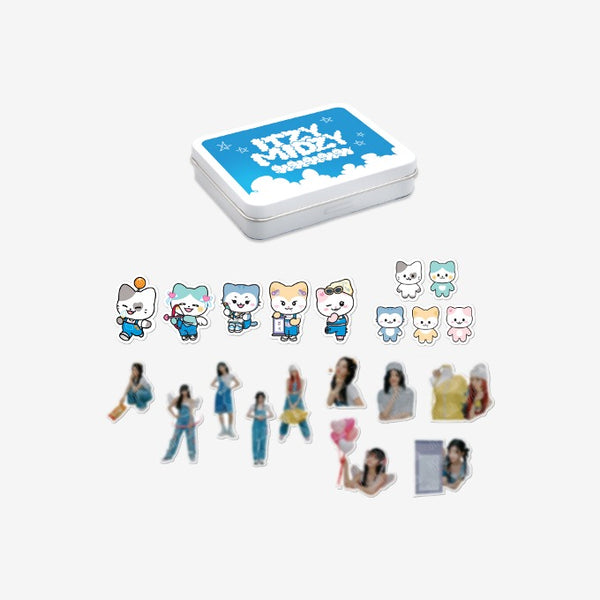 ITZY - Tin Case & Sticker Set [The 3rd Fan Meeting 'MIDZY's Cells' POP ...