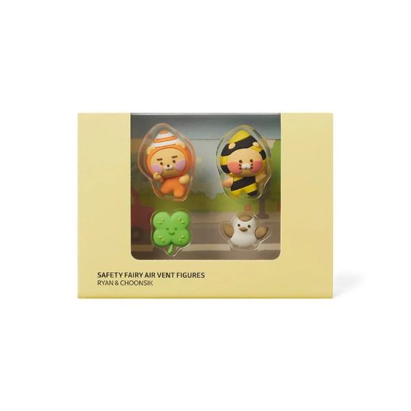 Kakao Friends - Safety Fairy Air Vent Figures [Ryan & Choonsik] - K PLACE