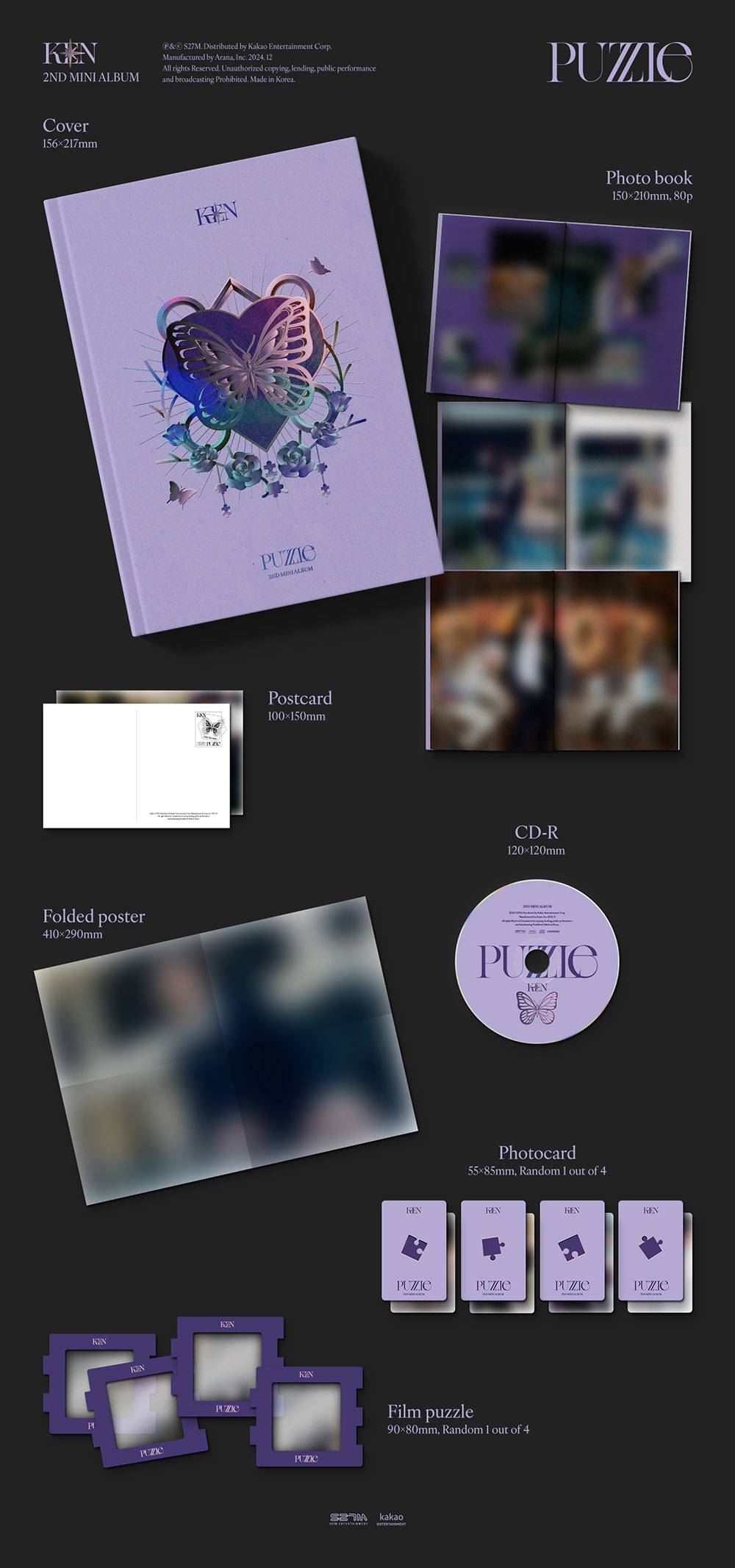 KEN - PUZZLE [2nd Mini Album - Photobook Ver.] - K PLACE