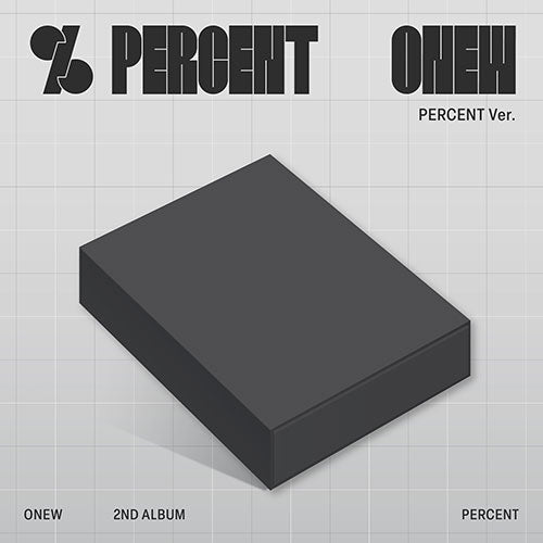 ONEW - PERCENT [2nd Album - Digipack Ver.] - K PLACE