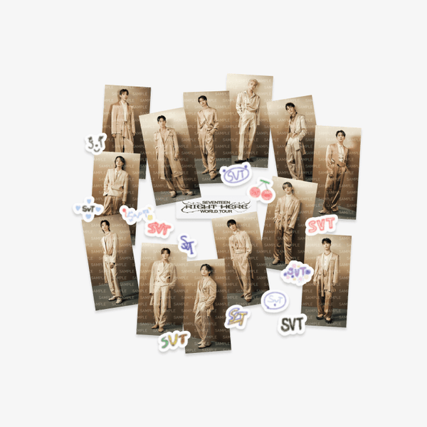 SEVENTEEN - Sticker Set ['RIGHT HERE' World Tour Official MD] - K PLACE