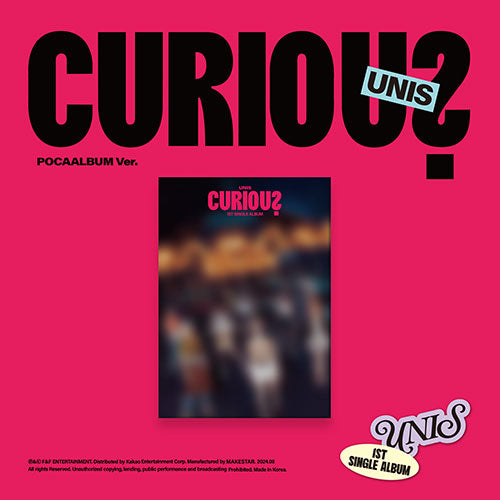 UNIS - CURIOUS [1st Single Album - POCA Ver.] - K PLACE