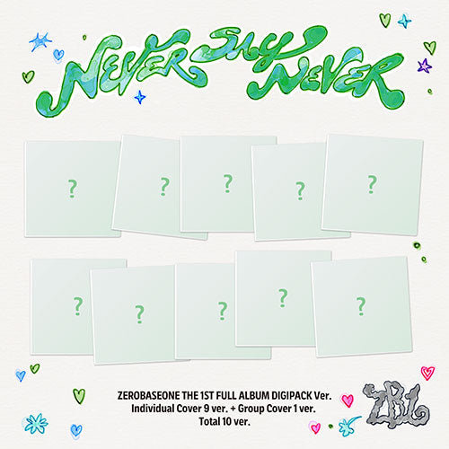 ZEROBASEONE - NEVER SAY NEVER [1st Album - Digipack Ver.] - K PLACE